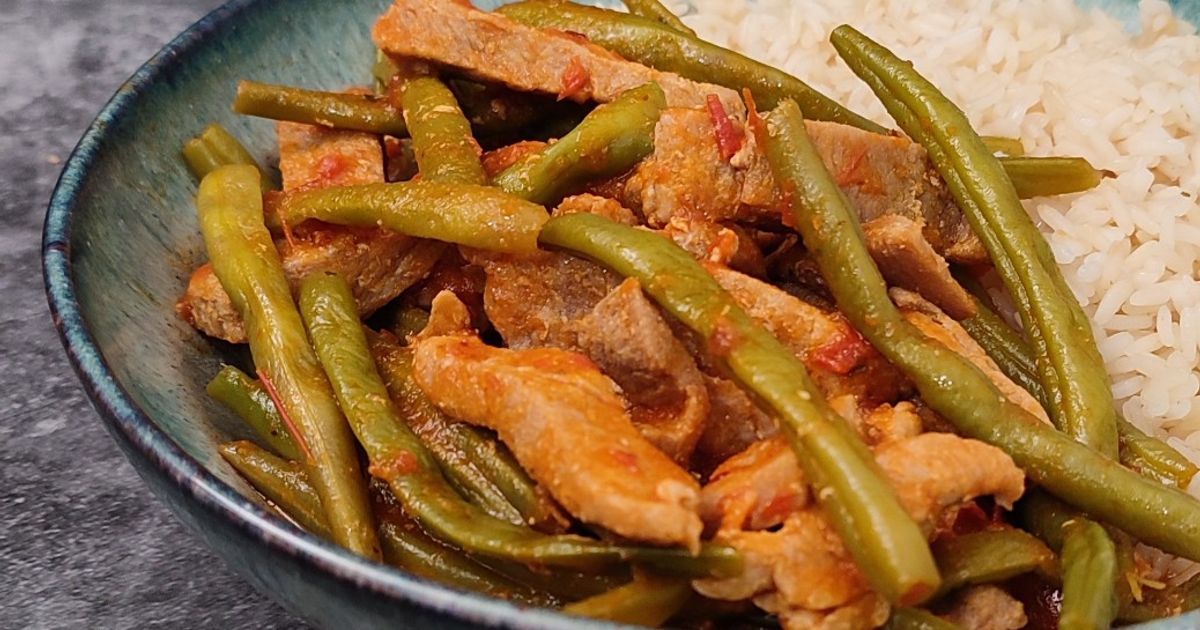 carne de puerco con ejotes - 76 recetas caseras- Cookpad