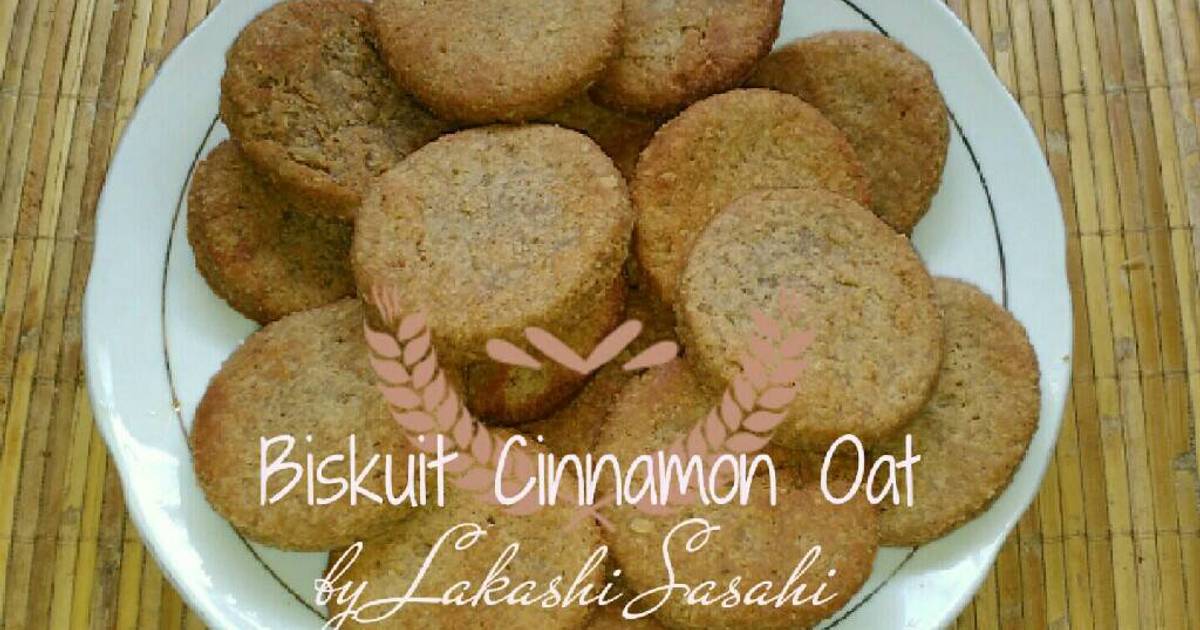 Resep Biskuit Cinnamon Oat oleh Lakashi Sasahi - Cookpad