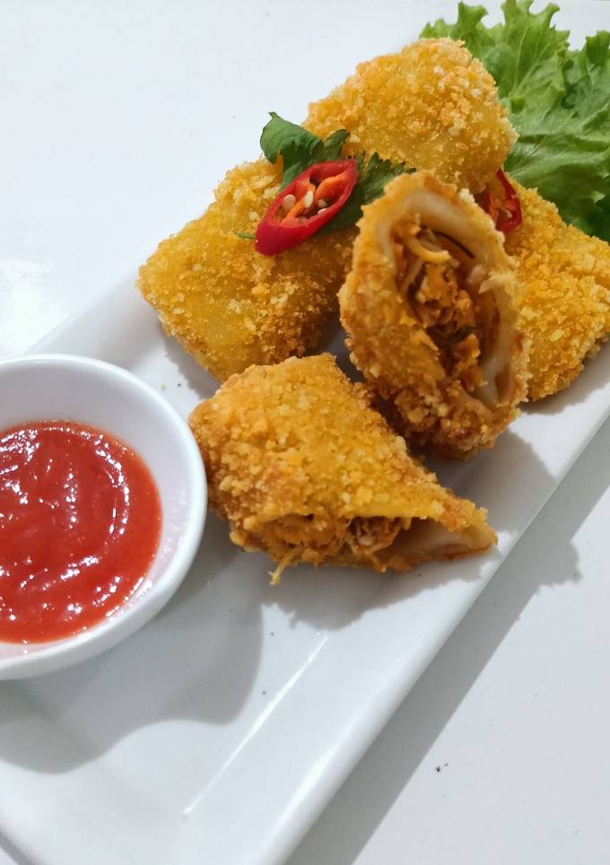 Resep Risol isi ayam pedas oleh Rhesti Danty - Cookpad