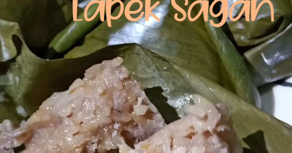 Resep Lapek Sagan Khas Minang oleh @Rahmah4728 - Cookpad