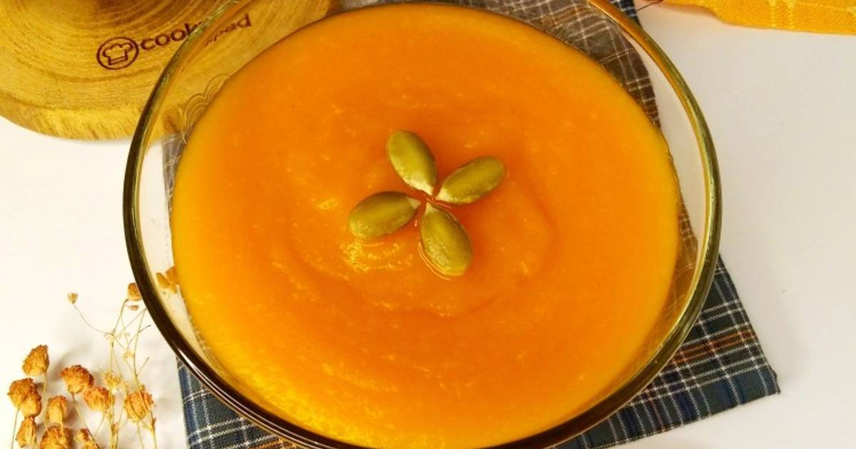 Resep Hobakjuk (호박죽) Pumpkin Porridge oleh Ira Asti Wredhani - Cookpad