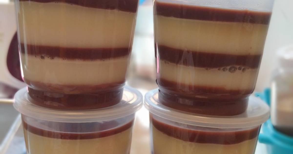 Resep Puding zebra oleh Indri Sari Davianti - Cookpad