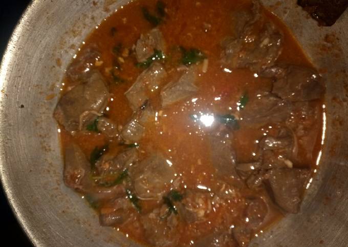 Liver stew Recipe by Linda Akinyi - Cookpad