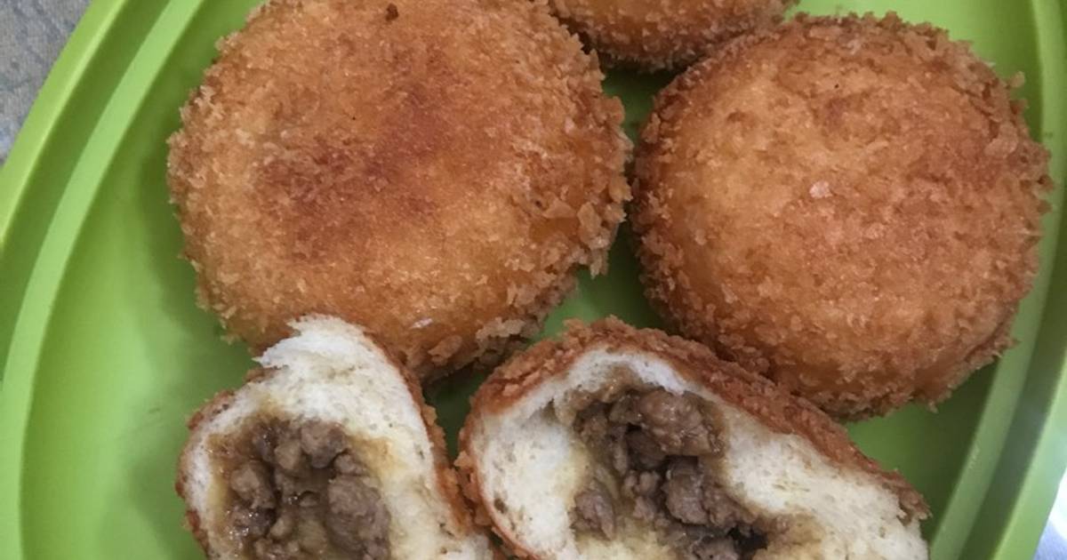 Resep Roti Goreng Isi Daging oleh m_kitchenette - Cookpad