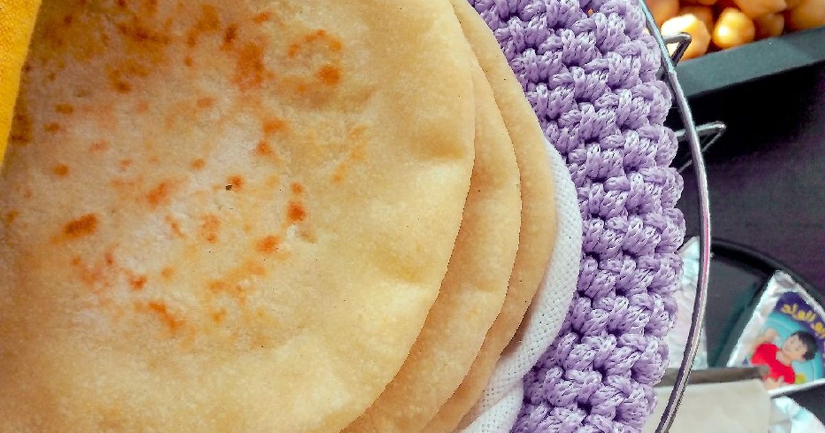 Resep Khubz Arabi / Khubz Lebnani / Pita Bread oleh Noof's Kitchen ...