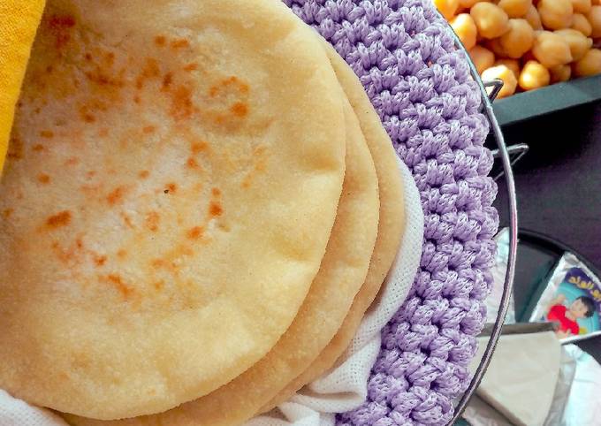 Resep Khubz Arabi / Khubz Lebnani / Pita Bread oleh Noof's Kitchen ...