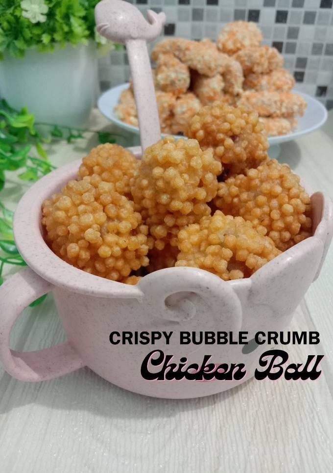 Resep Crispy Bubble Crumb Chicken Ball oleh Erlyn Bukhori - Cookpad