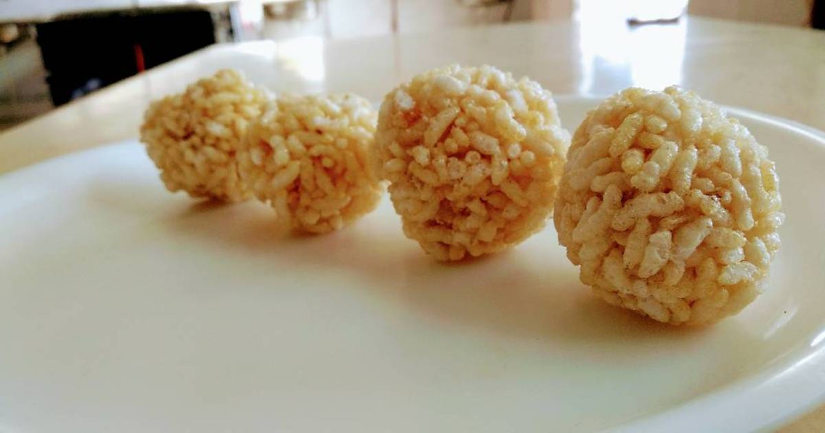 Murmura Ladoo (puffed rice) Recipe by Ajay Guleria - Cookpad