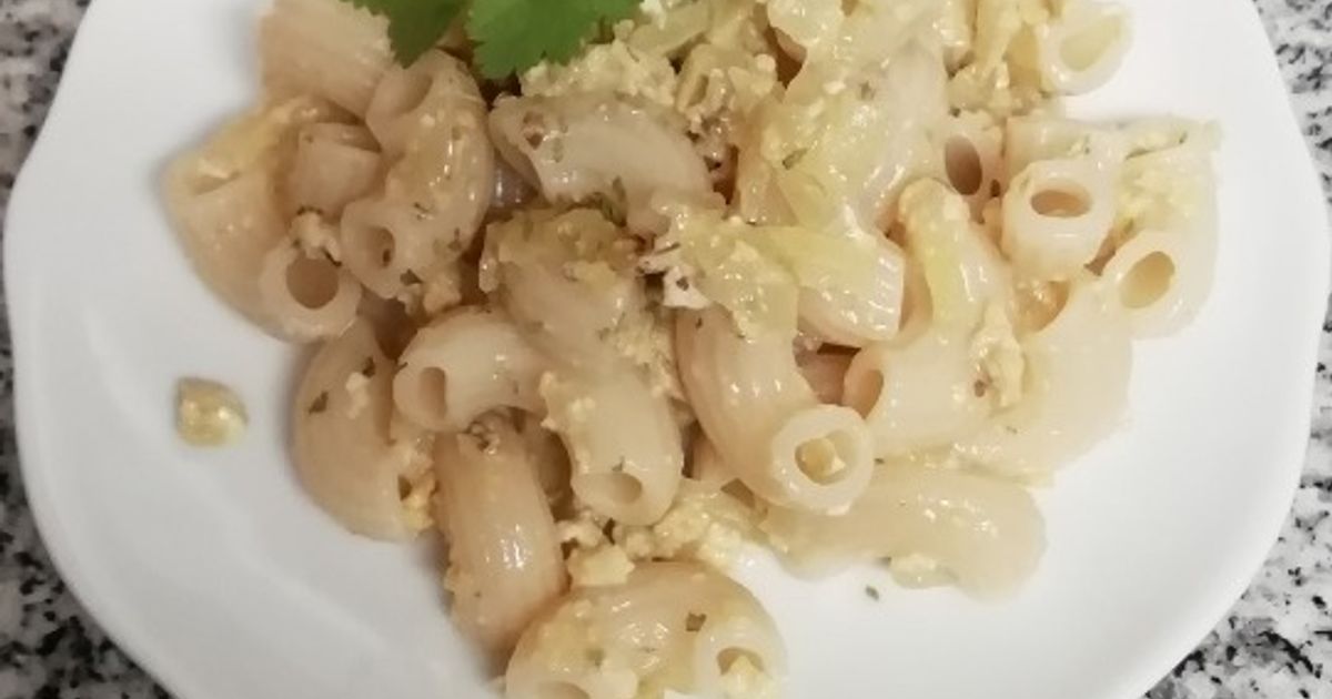 Fideos Con Huevo Receta de Nataly Zuñiga Torres- Cookpad