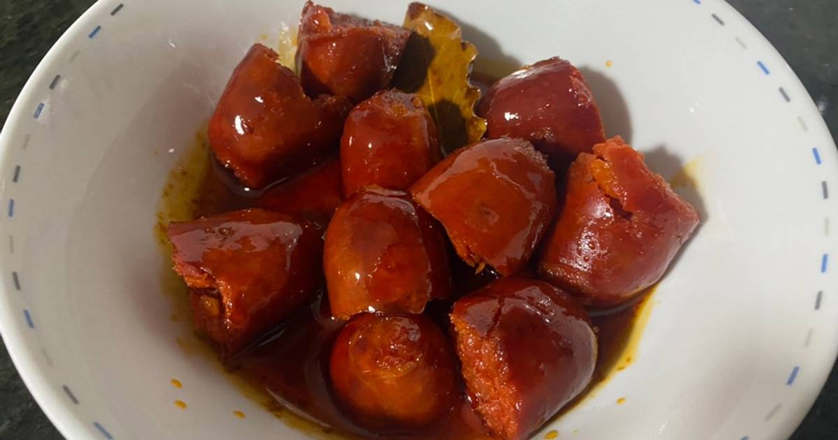 Choricitos al vino Receta de Marián Gz- Cookpad