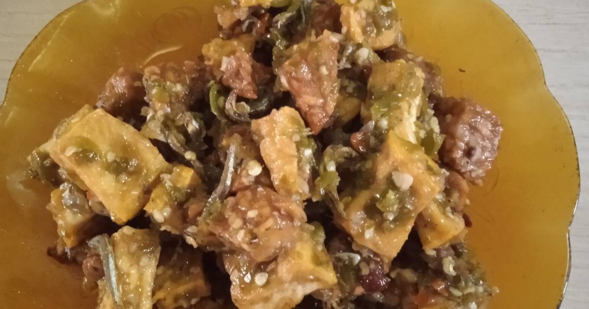 183 resep tempe teri sambel ijo enak dan mudah - Cookpad