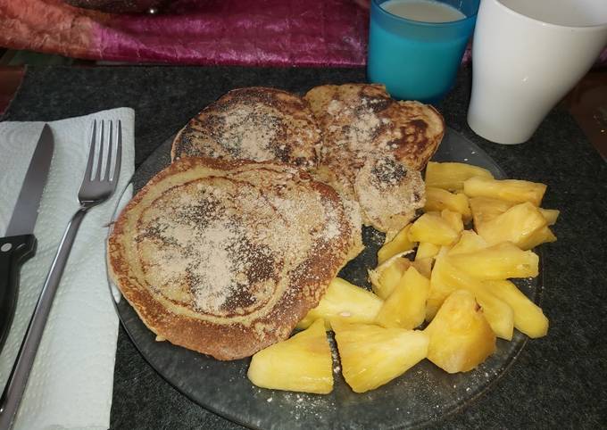 Tortitas de piña Receta de Albagoon GA- Cookpad