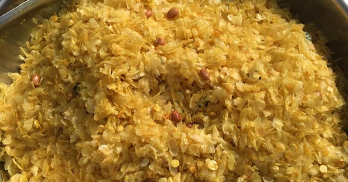 Bhavna Chotaliya દ્વારા રેસીપી નાયલોન પૌવા ચેવડો (Nylon Poha Chevda ...