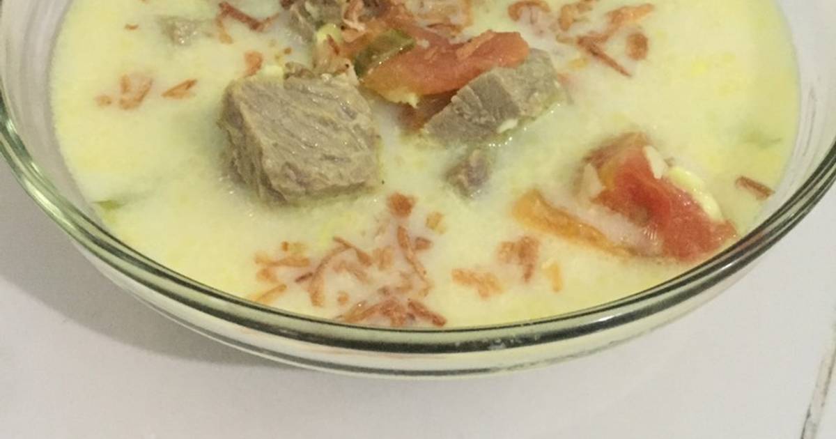 Resep Soto betawi santan susu oleh Salsabila Firdausia - Cookpad