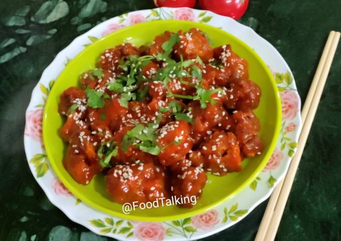 Gobhi (Cauliflower) Manchurian Recipe by Dr.Madhumita Mishra - Cookpad