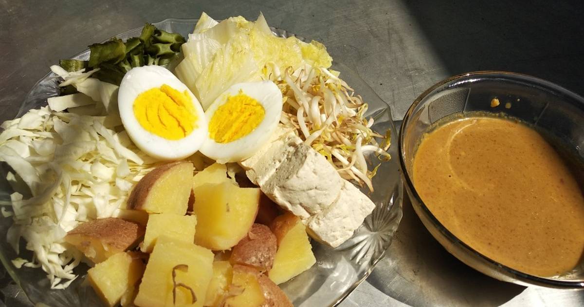 Resep Gado-Gado Sehat Tanpa Minyak oleh Dapur Anak Kos - Cookpad