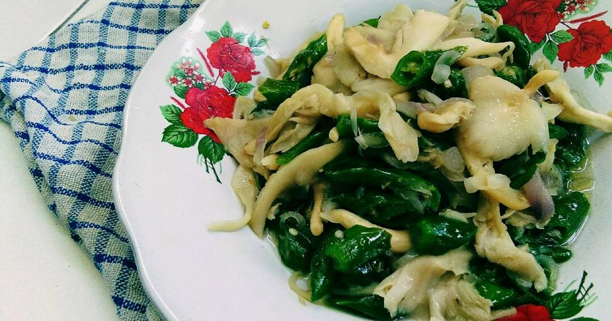 Resep Jamur Tiram Lombok Ijo oleh Novia Nasiha - Cookpad