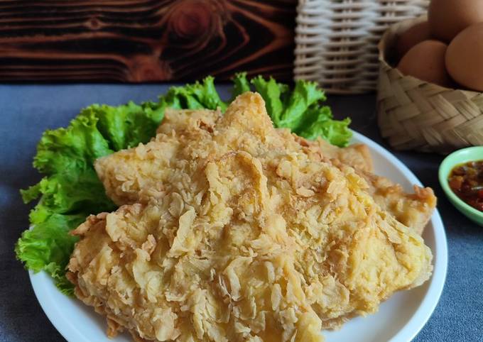 Resep Telur dadar crispy oleh AzizahPrantoro - Cookpad