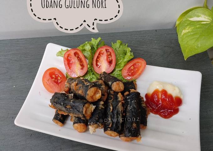 Resep Udang Gulung Nori oleh Dewi Kumala - Cookpad