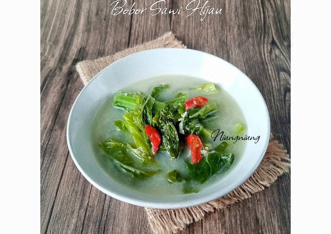 Resep Bobor Sawi Hijau oleh Niung Niung - Cookpad