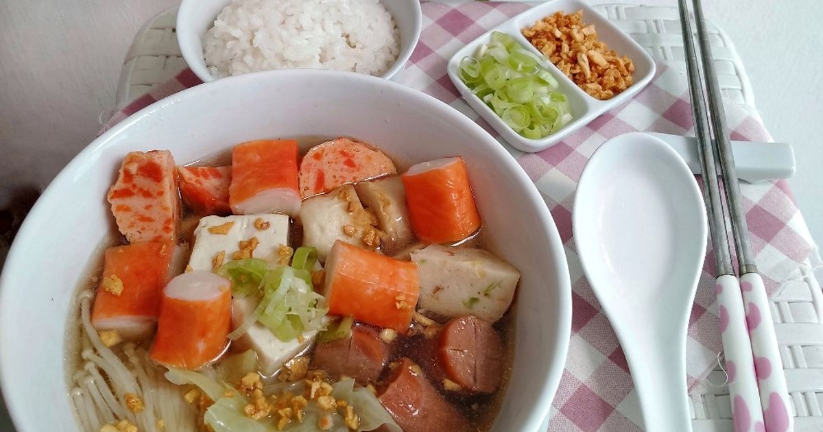 Resep Steamboat Kuah Kaldu Original oleh Mila🧕🏻 - Cookpad