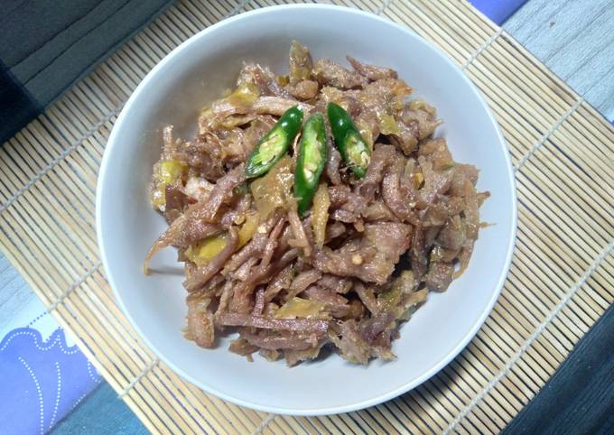 Resep Daging Sapi Suwir Pedas oleh Kurnia Kemala Sari - Cookpad