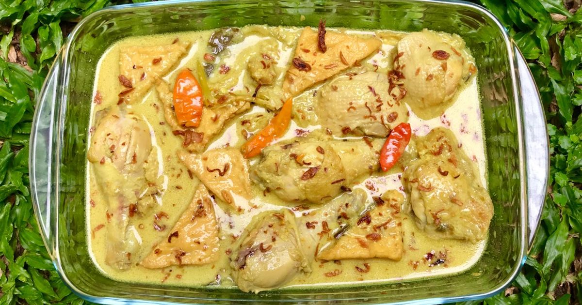 Resep Opor Ayam Tahu oleh Anthie - Cookpad