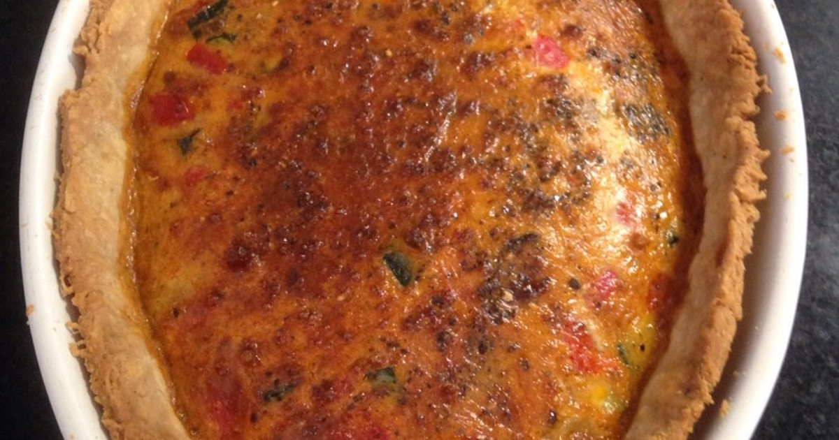 Roasted Pepper Quiche Recipe by Bethan Rowe - Cookpad