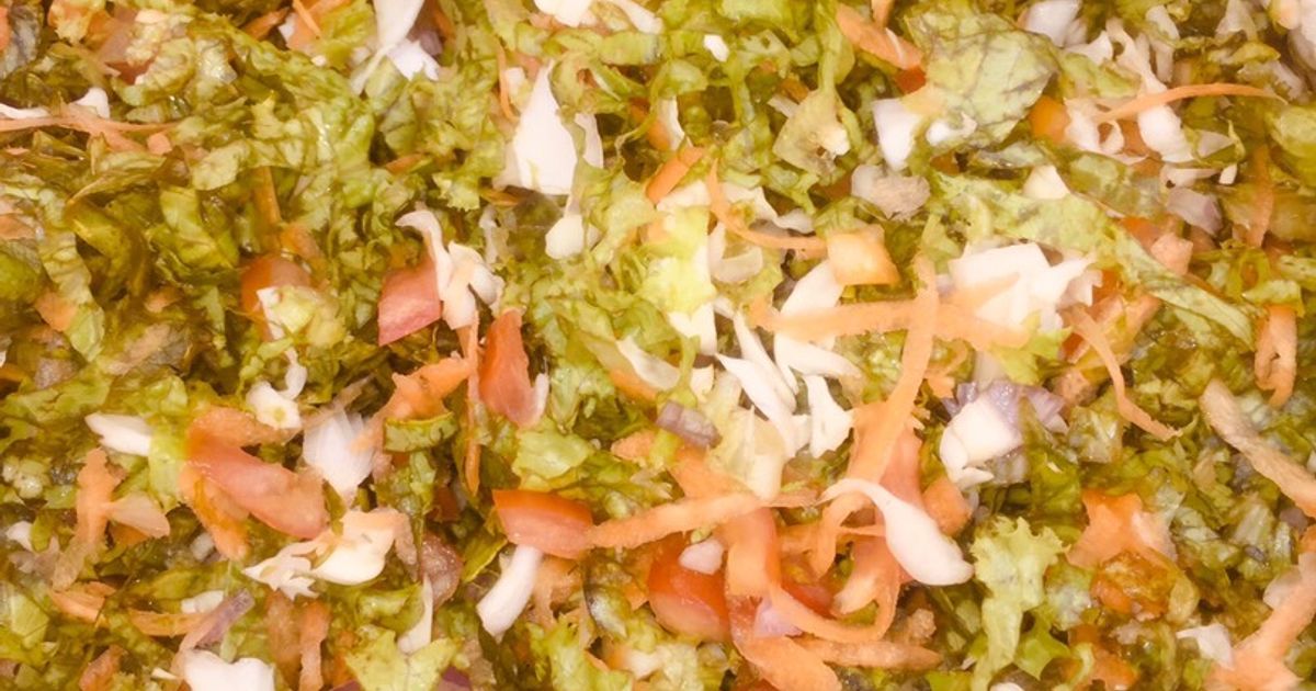 Lettuce Mixed Wit Veggies Recipe by Haleema Waxeerie - Cookpad