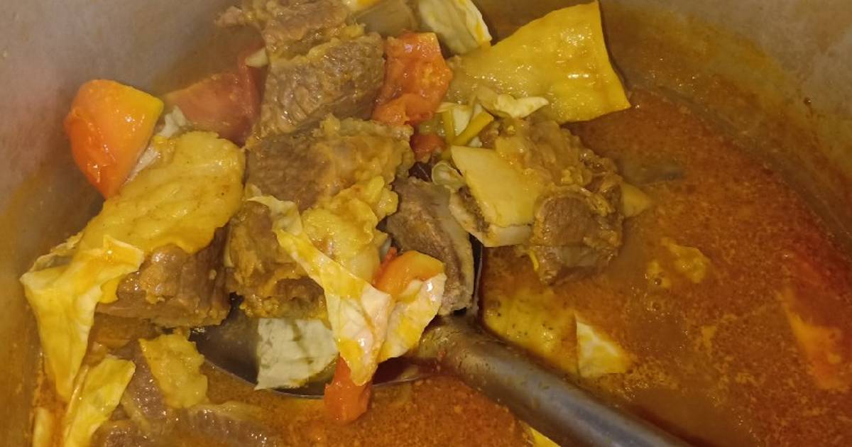 Resep Tongseng iga sapi presto oleh Ira Siti Samsiyah - Cookpad
