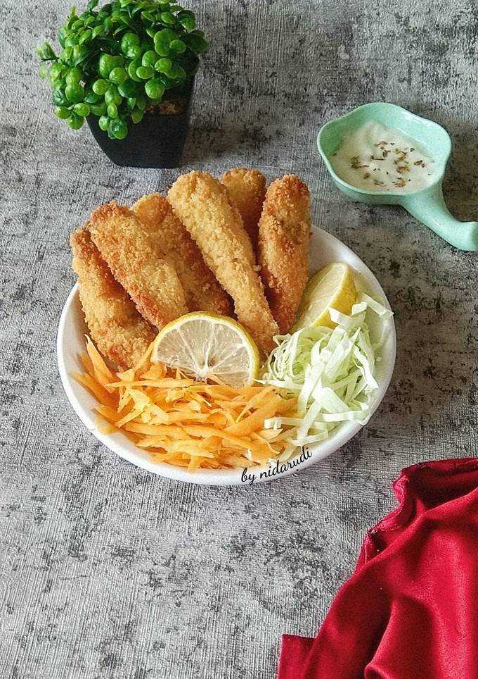 Resep Crispy Fish Sticks oleh nidarudi - Cookpad
