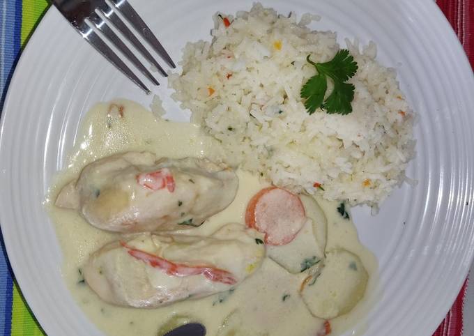 Pollo En Crema Al Estilo Guatemalteco Receta De Idilberto Andalia Cookpad