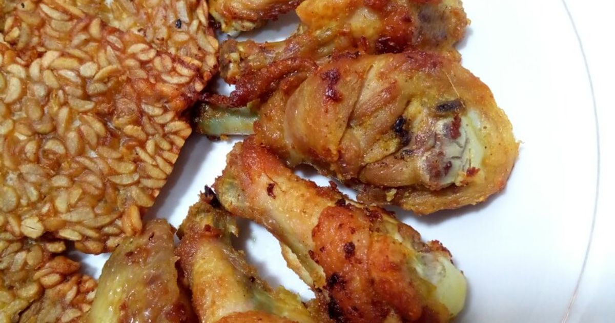 Resep ayam marinasi tempe goreng rumahan enak dan mudah - Cookpad