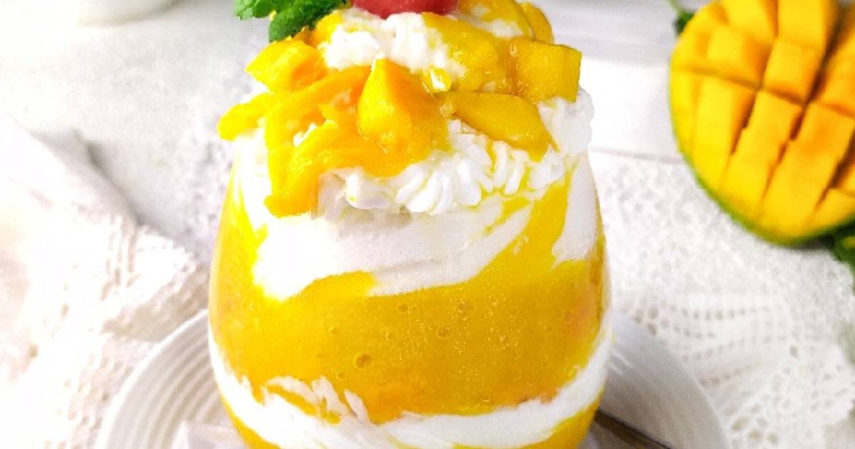 Resep Mango Thai / juice mangga kekinian oleh pawon mommy najam - Cookpad