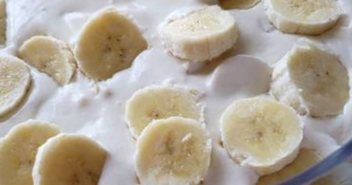Plátanos con crema Receta de Luis alejandro Salgado- Cookpad