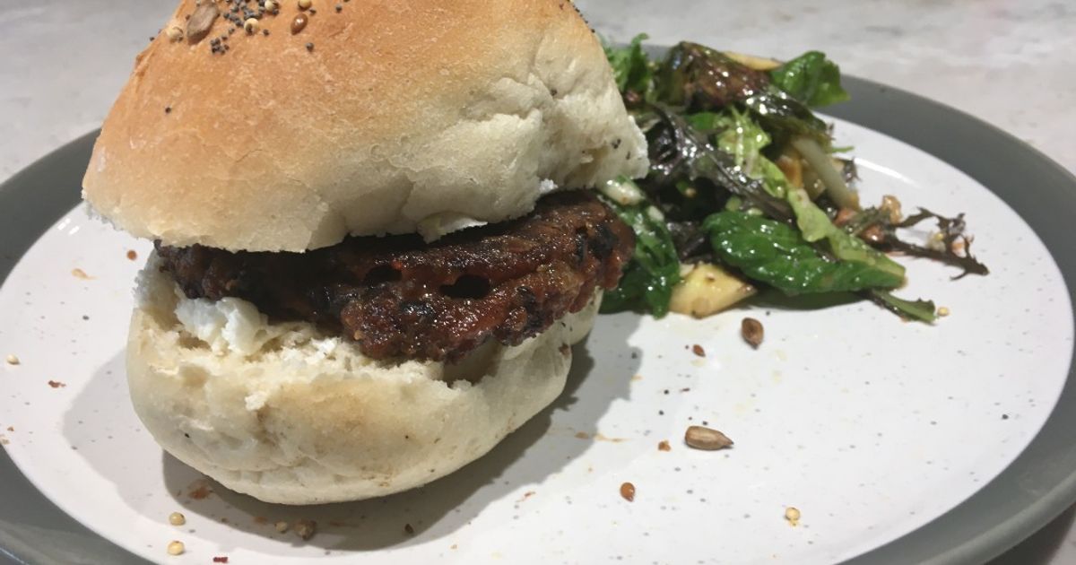 Spicy Bean Burger Recipe by Ed Robinson - Cookpad