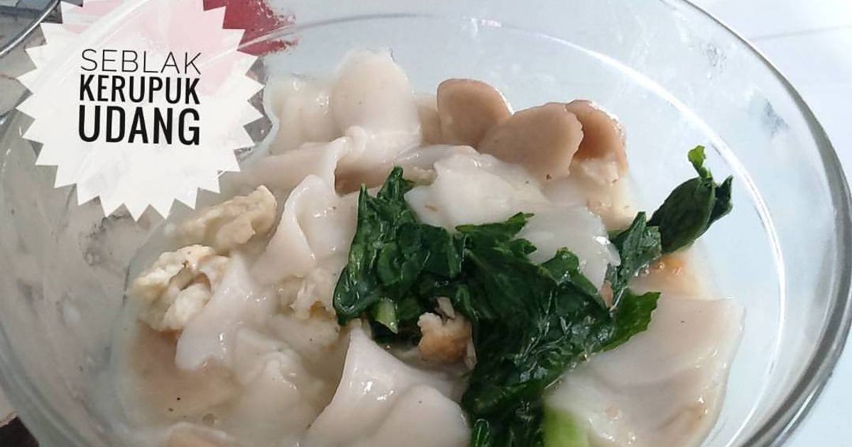 Resep Seblak Kerupuk Udang oleh eva handayani - Cookpad