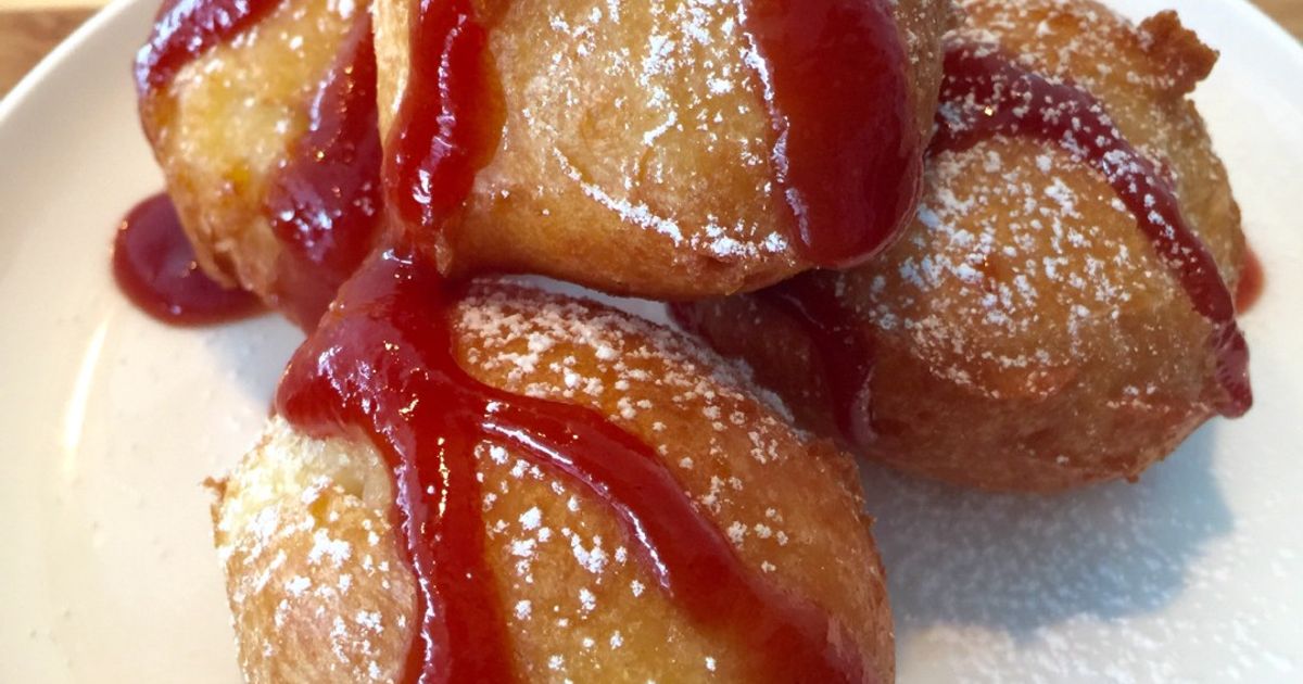 Buñuelos Con Salsa De Guayaba (Membrillo) Receta de Glory- Cookpad