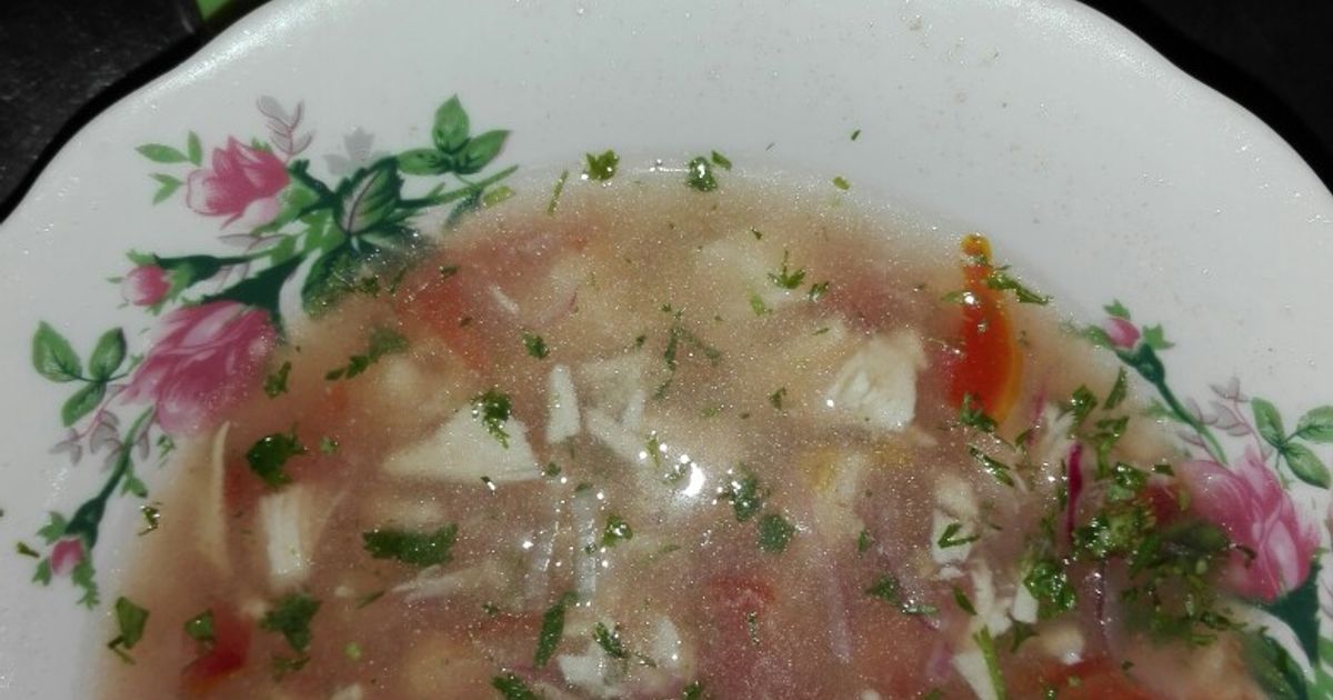 Ceviche De Pollo Con Patacones Receta de Johana Loor Bermello- Cookpad