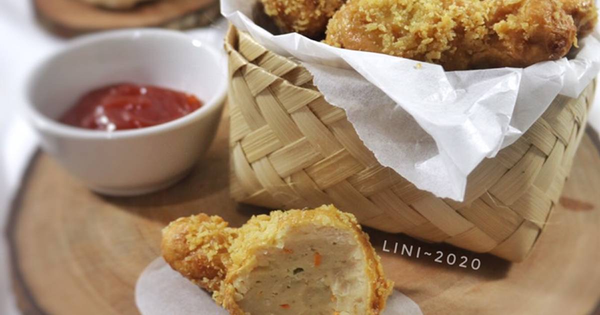 Resep Chicken Nugget Paha - Nugget ayam bentuk paha oleh lini - Cookpad
