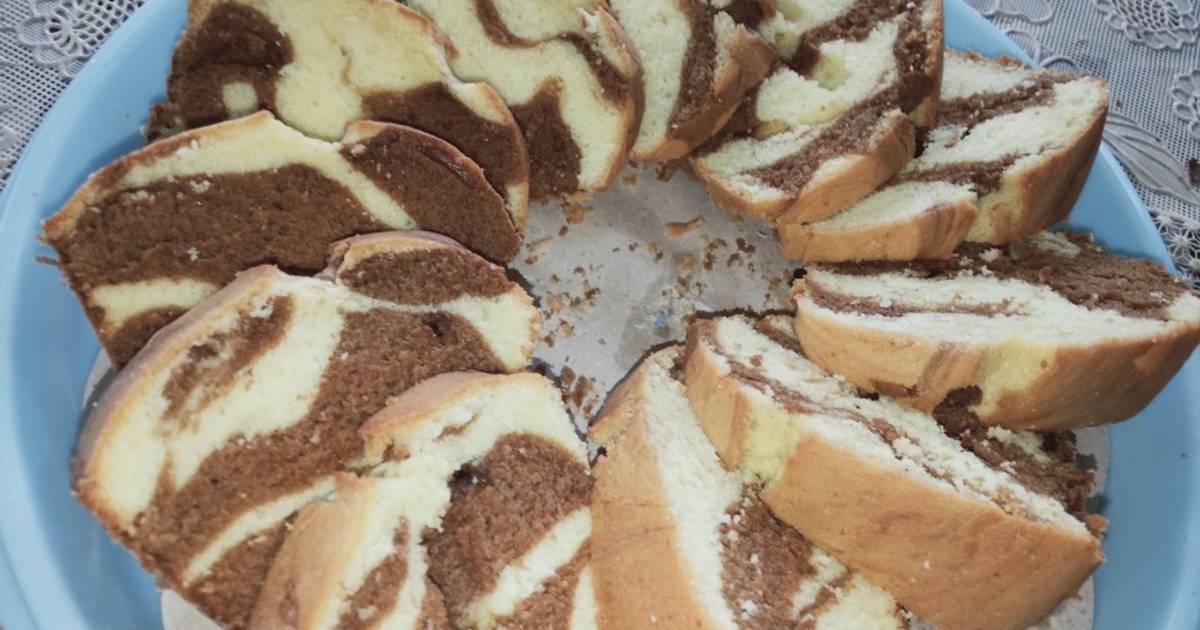 Resep Bolu zebra oleh gharty - Cookpad