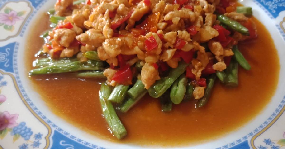 20 resep buncis tumis szechuan enak dan mudah - Cookpad