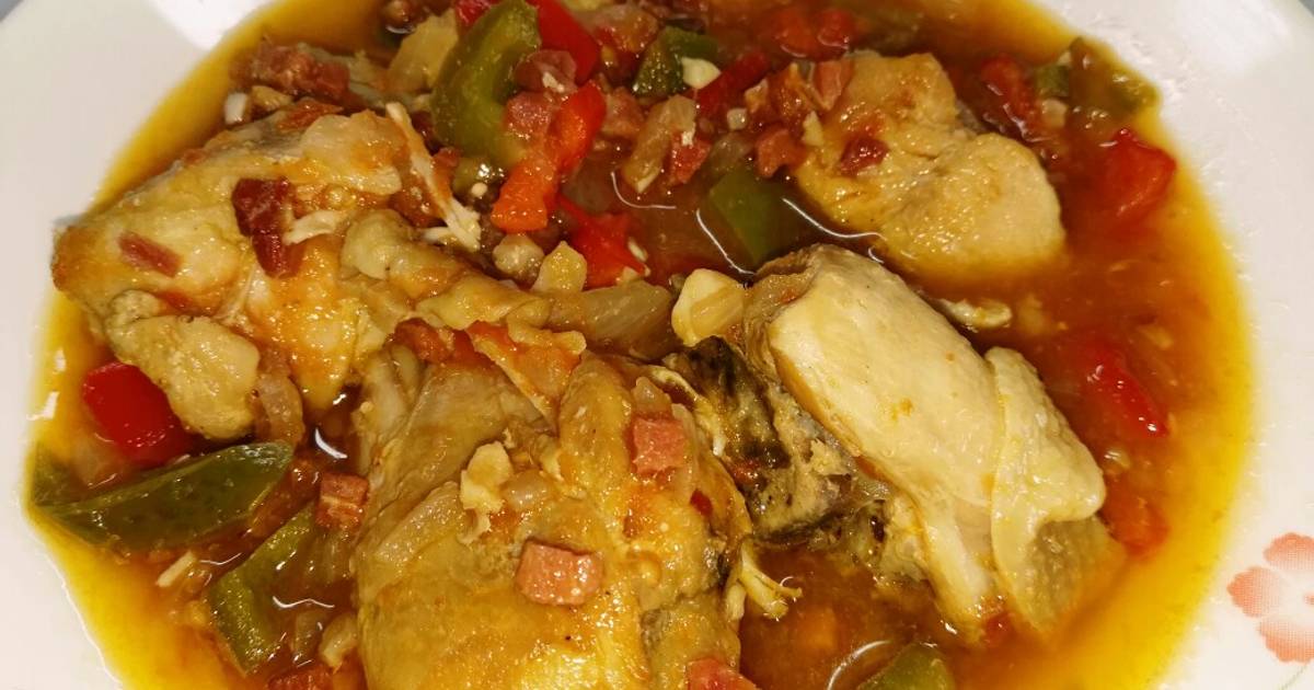 Pollo al chilindrón Receta de toniru- Cookpad