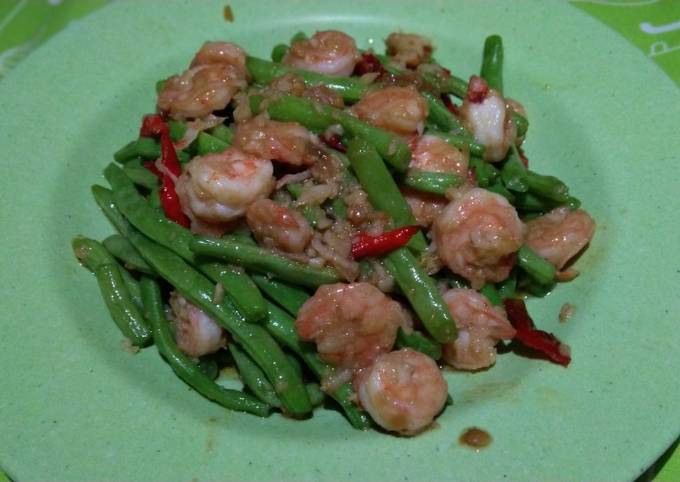 Resep Cah Baby Buncis Udang oleh Charly Nur Mars Marlinda - Cookpad
