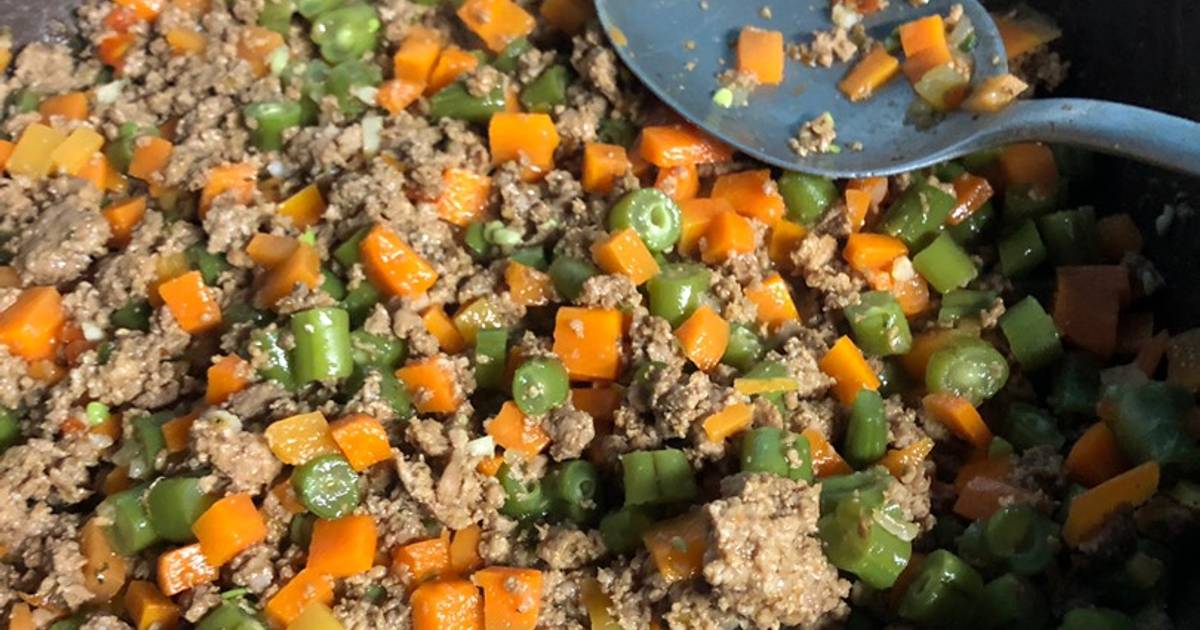 Picadillo de Vainica con molida de pollo Receta de Sabrina Rodríguez ...
