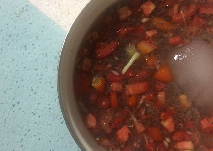Resep Es Serut Timun Campur Jeruk Nipis, Tomat dan Selasih oleh Dapur ...