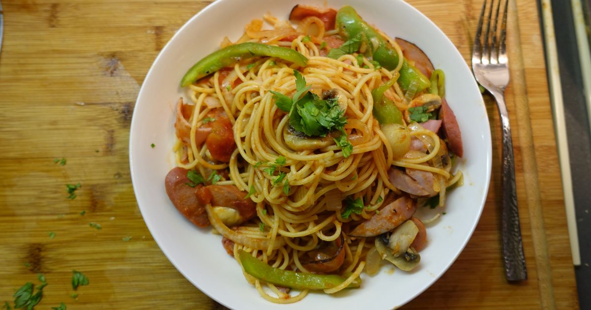 [Midnight Diner] Simple Version Of Napolitan Spaghetti Recipe By 小嫺