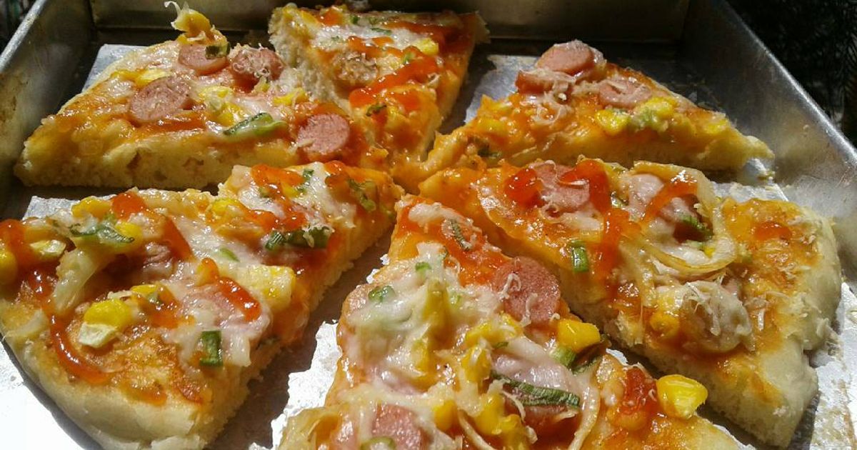 Resep Pizza Tanpa Ulen (Empuk, Kilat, Bisa Pake Teflon)👍 oleh Dian ...
