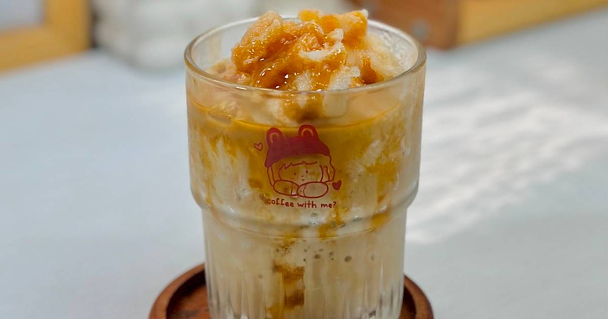 Resep Es Serut Susu Caramel ♥️ oleh Febriyana | IG: @febbriyana - Cookpad