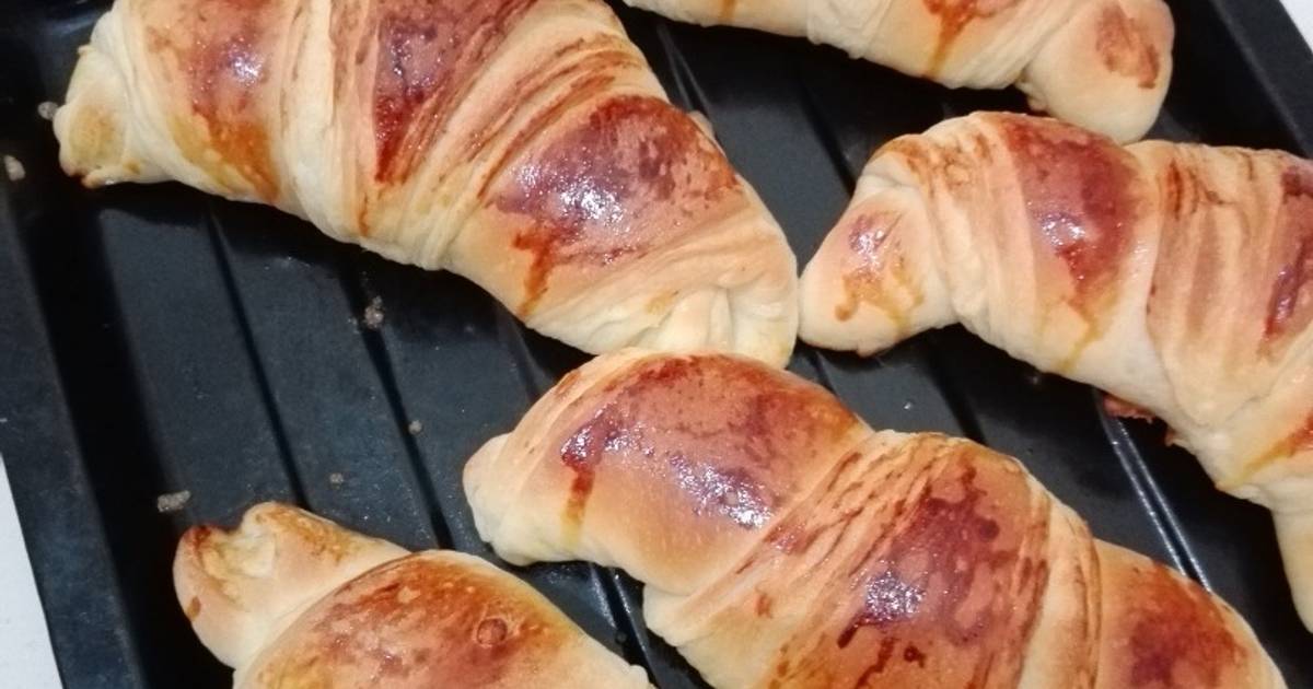 Resep Croissant cemilan saat Umrah (metode Oles Tumpuk) jadi Mudah ...